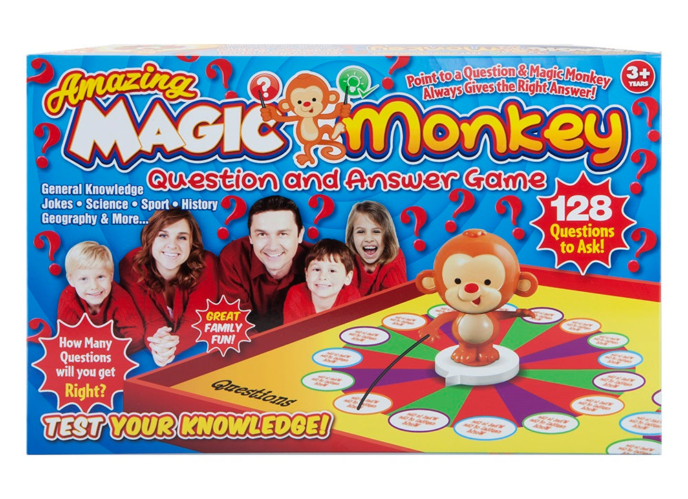 Magic Monkey Question & Answer Game with Answer Section – Dynergy