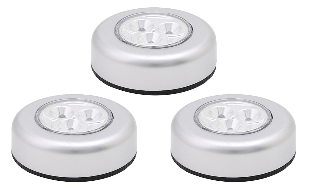 3 Pack Touch Activated LED Spot Lights – Dynergy