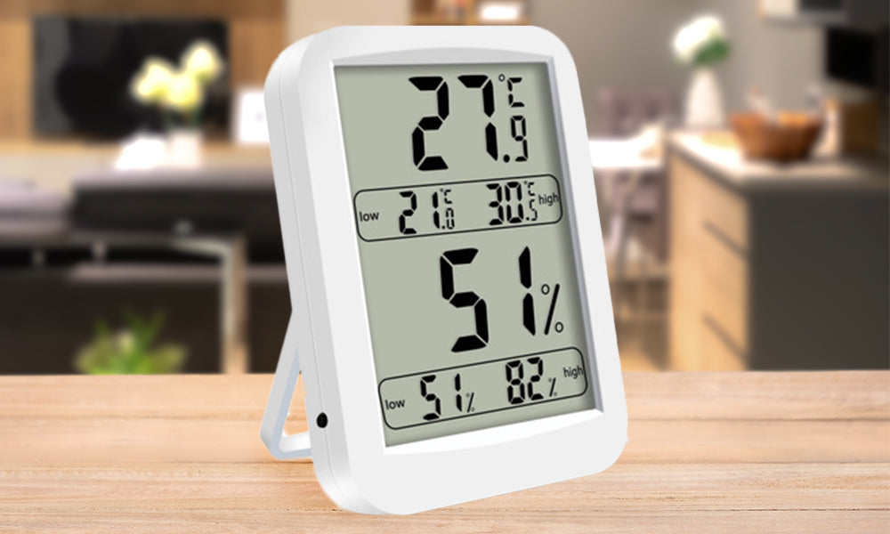 Digital Home Thermometer and Hygrometer – Dynergy